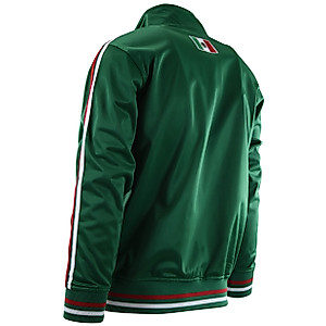 ChoiceApparel Men's Mexico Track Jacket (XL, Green)