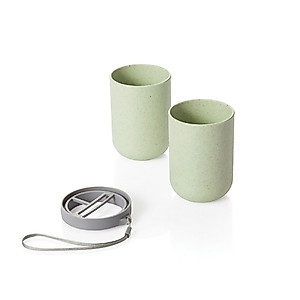 Travel Toothbrush Storage Box Portable Wash Cup Travel Wash Cup Case/Holder/Container Color Random