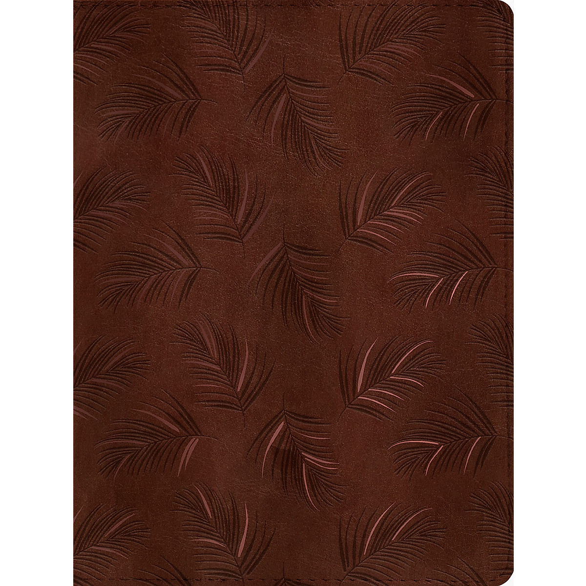 NLT Wide Margin Bible, Filament Enabled (LeatherLike, Dark Brown Palm, Red Letter)