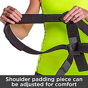 BraceAbility Posture Corrector Brace | Upper Back Straightener to Fix Hunched, Rounded or Stooped Shoulders, Forward Head and Neck Posture Improvement at Home or Work (Small)