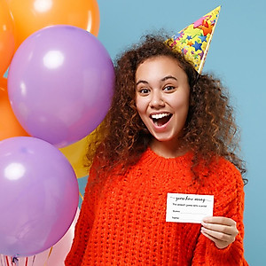 Anwyll Guess How Many Game Cards,50Pcs Guess How Many Baby Shower Game Cards,High-End Candies Cookies Guess How Many Game Cards for Baby Shower Birthday Party Bridal Shower Wedding Activity(3.5×2.1'')