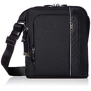 TUMI Men's Arrive' Olten Crossbody Bag, Black, One Size