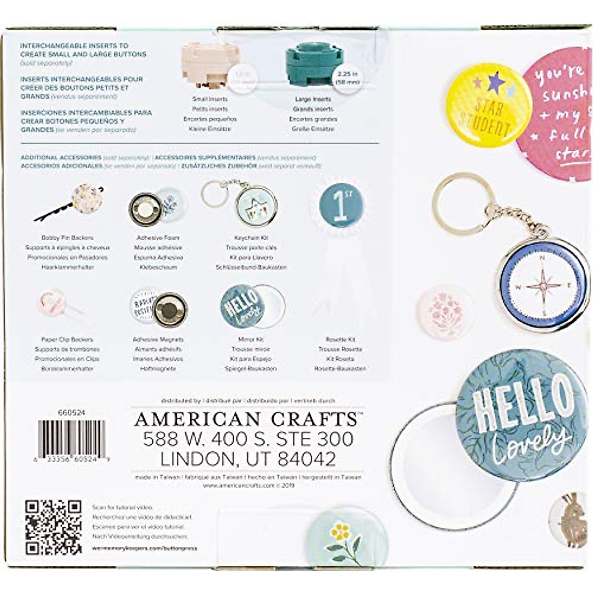 We R Memory Keepers BUTTON PRESS KIT