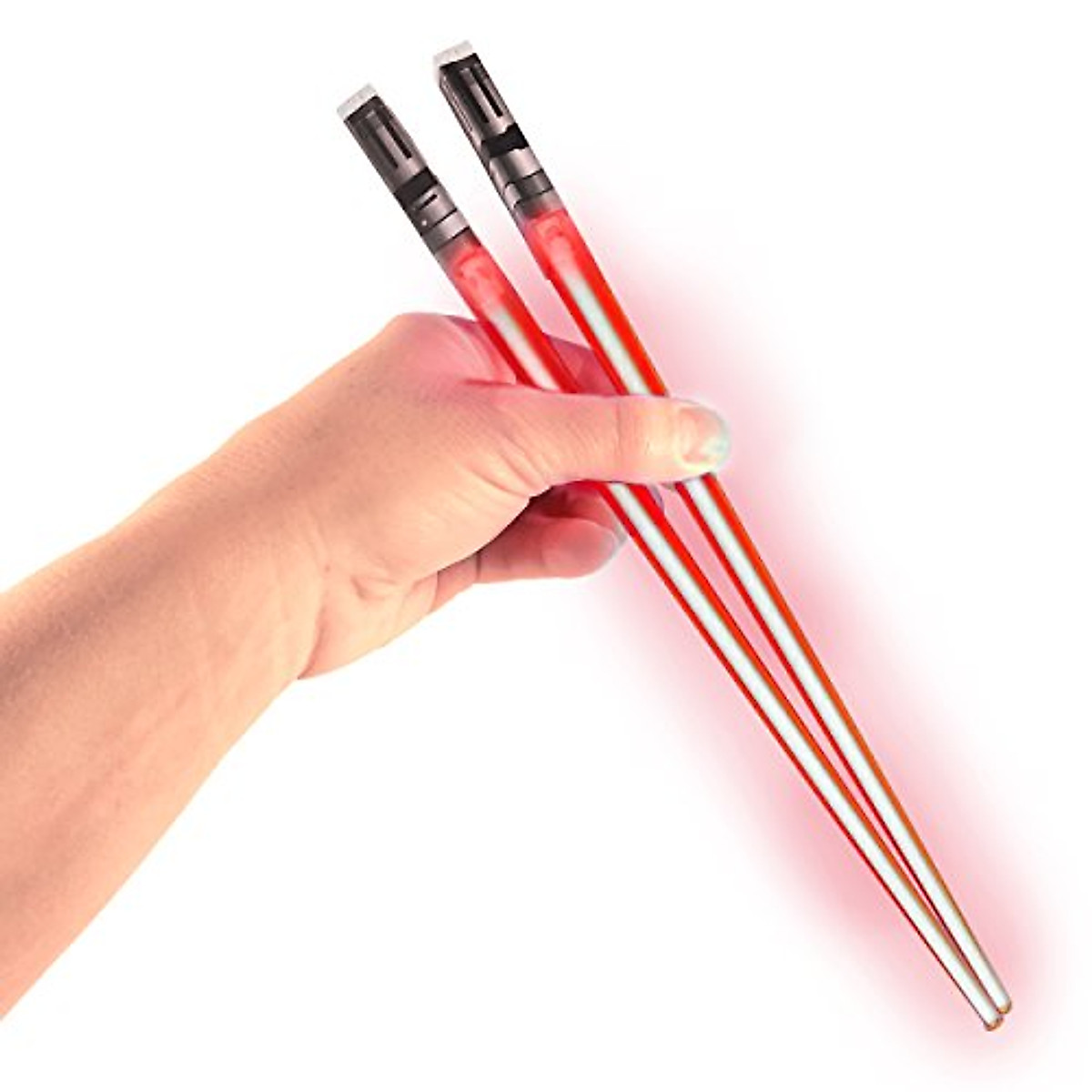 ChopSabers Lightsaber Led Light Up Chopsticks (1-Pair, Red)