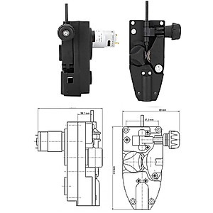 DC 24V 10W Mig Welder Roll Wire Feeder Motor Solder Wire Feeder Machine Welder Flux Core Wire Automatic Feed 0.6-1.0mm