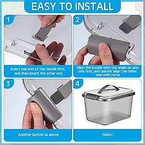 12 Pcs 5.5 Quart Clear Latch Storage Box Clear Black Latch Bins with Lids and Handles Plastic Lidded Storage Containers for Organizing Stackable Small Totes Storage Tubs for Home Toy Organizer