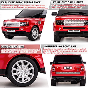 RÄDER Licensed RC Series,R/C 1:24 Range Sport Remote Control Car, Electric Sport Racing Hobby Toy Car, Model Vehicle for Boys and Girls Teens and Adults Gift Red