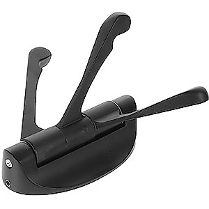 Towel Hooks Rotating Coat Hooks for Hanging with 3 Swivel Arms Wall Mounted Towel Holder Space Saving Hanger for Bathroom Kitchen Black Black Hooks