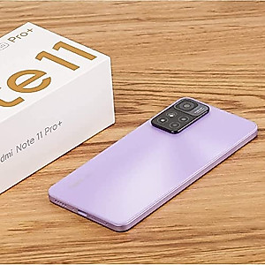 Xiaomi Redmi Note 11 Pro+ Plus 5G + 4G 128GB + 8GB Unlocked 6.67" 108MP Night Mode (Not Verizon Sprint Boost Cricket Metro At&T) + (w/Fast Car 51W Charger Bundle) (Purple)