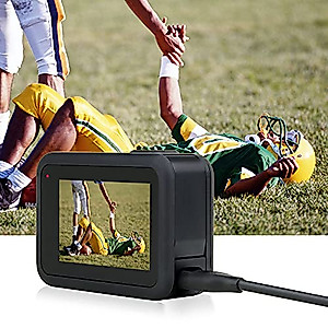 SOONSUN Aluminum Side Door Cover for GoPro Hero 8 Black Removable Replacement Battery Door Cover with Type-C Port for GoPro Hero8 Black, Charging Without Removing Battery Door