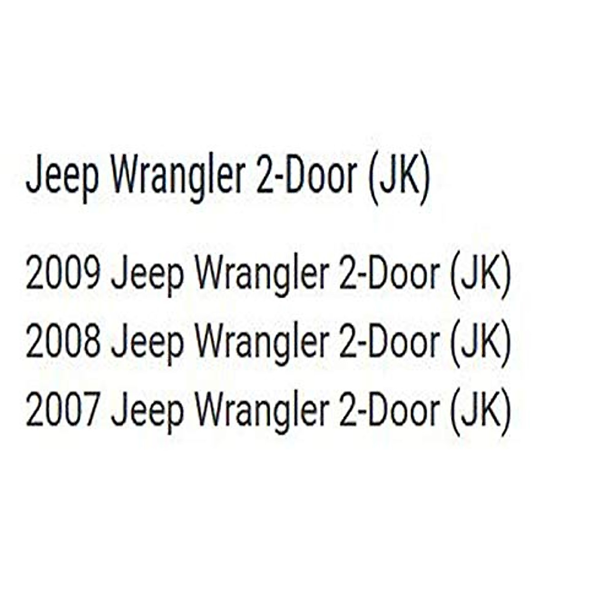 Bestop 7913635 Black Diamond Sailcloth Replace-A-Top for 2007-2009 Wrangler JK 2-Door