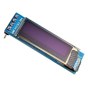 0.91 inch 12832 White and Blue Color 128X32 OLED LCD LED Display Module 0.91" IIC Communicate (White)