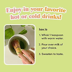 Golde Pure Matcha | Ceremonial Grade Matcha Powder | Green Tea Superfood with L-Theanine & Antioxidants (40g Tin)