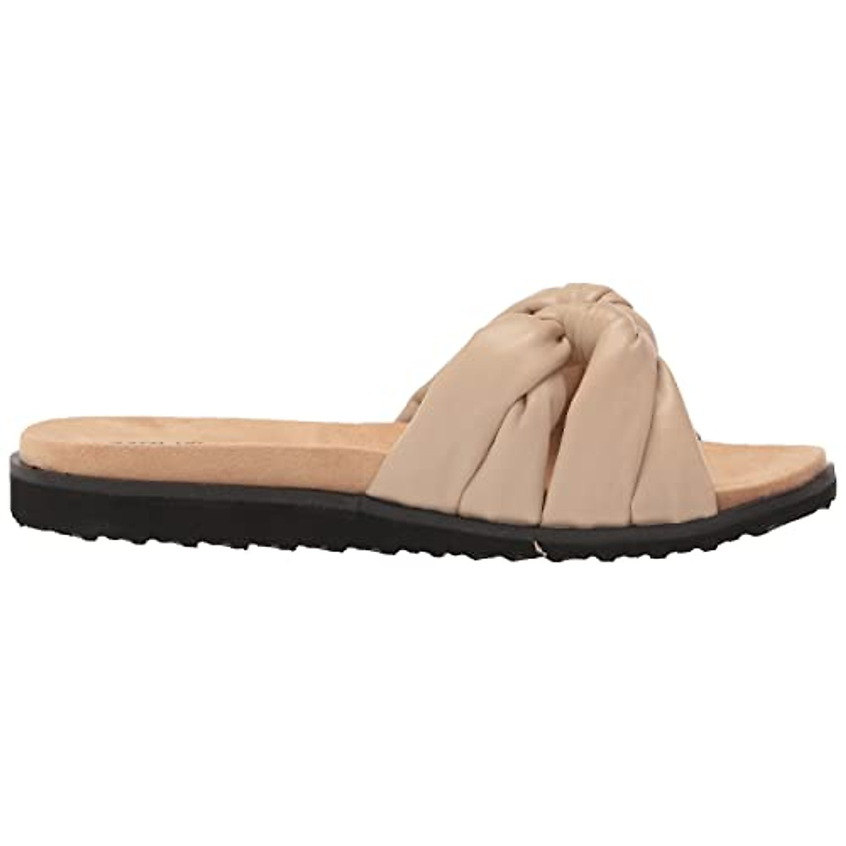 Easy Street Women's Suzanne Slide Sandal, Natural, 9 Wide