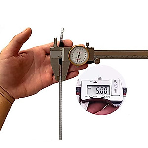 GOMRQING 4FT 5mm Security Cable Lock,Braided Steel Vinyl Coated Safety Cable Luggage Lock,Flexible Steel Cable Security Wire Rope Double Loop