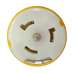 Parkworld 78288 RV/Generator Adapter 50A Male NEMA 14-50P to CS6364/SS2-50R 50A Generator Transfer Switch Twist Lock Female with Locking Ring