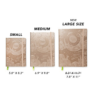 Passion Planner Weekly 2023 Annual Monday Goal-Oriented Weekly Agenda, Appointment Calendar, Reflection Journal Hardcover (Medium 6.9 x 9.8 in) (Rabbit Moonlight Rose Gold)