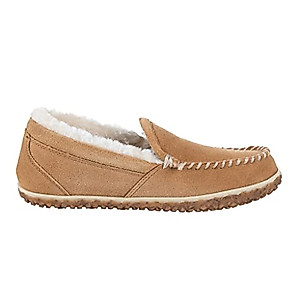 Minnetonka Womens Tempe Moccasin Slippers, Cinnamon, Size 8