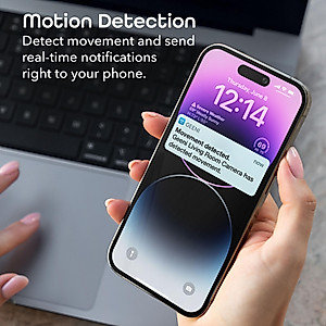 Geeni Glimpse 1080p WiFi HD Smart Camera – Indoor Home Security Camera – No Hub Required – Voice Control – Motion Detection Camera – Smart Camera Compatible