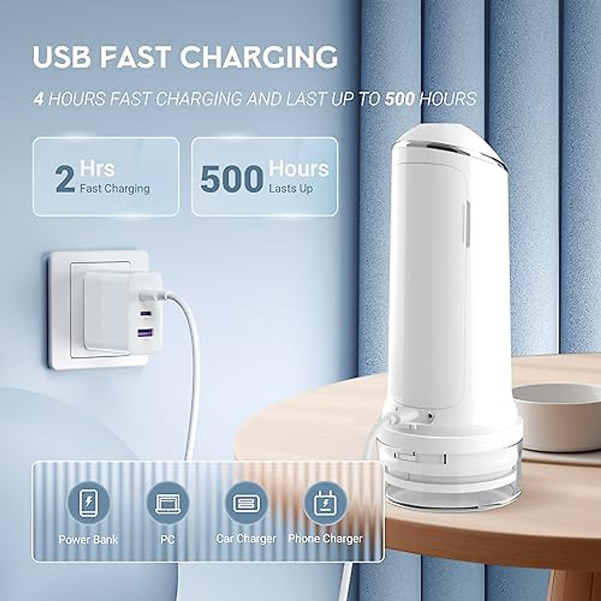 Nasal Irrigation System - 𝐘𝐄𝐒𝐏𝐎𝐖 Electric Neti Pot Nose Cleaner - Sinus Rinse Machine with 𝟒 𝐌𝐨𝐝𝐞𝐬 for Nose Wash - Nasal Irrigator with 𝟒𝟎 Packets Saline for Sinus Flush and Relief