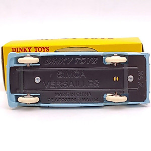 DeAgostini 1/43 Dinky Toys 24Z for Simca Versailles Diecast Toys Car Models Limited Blue Gifts