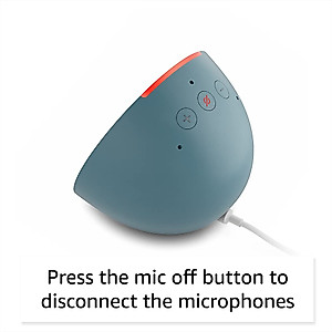 Amazon Echo Pop (newest model), Our smallest Alexa speaker, Fits in any room, Glacier White