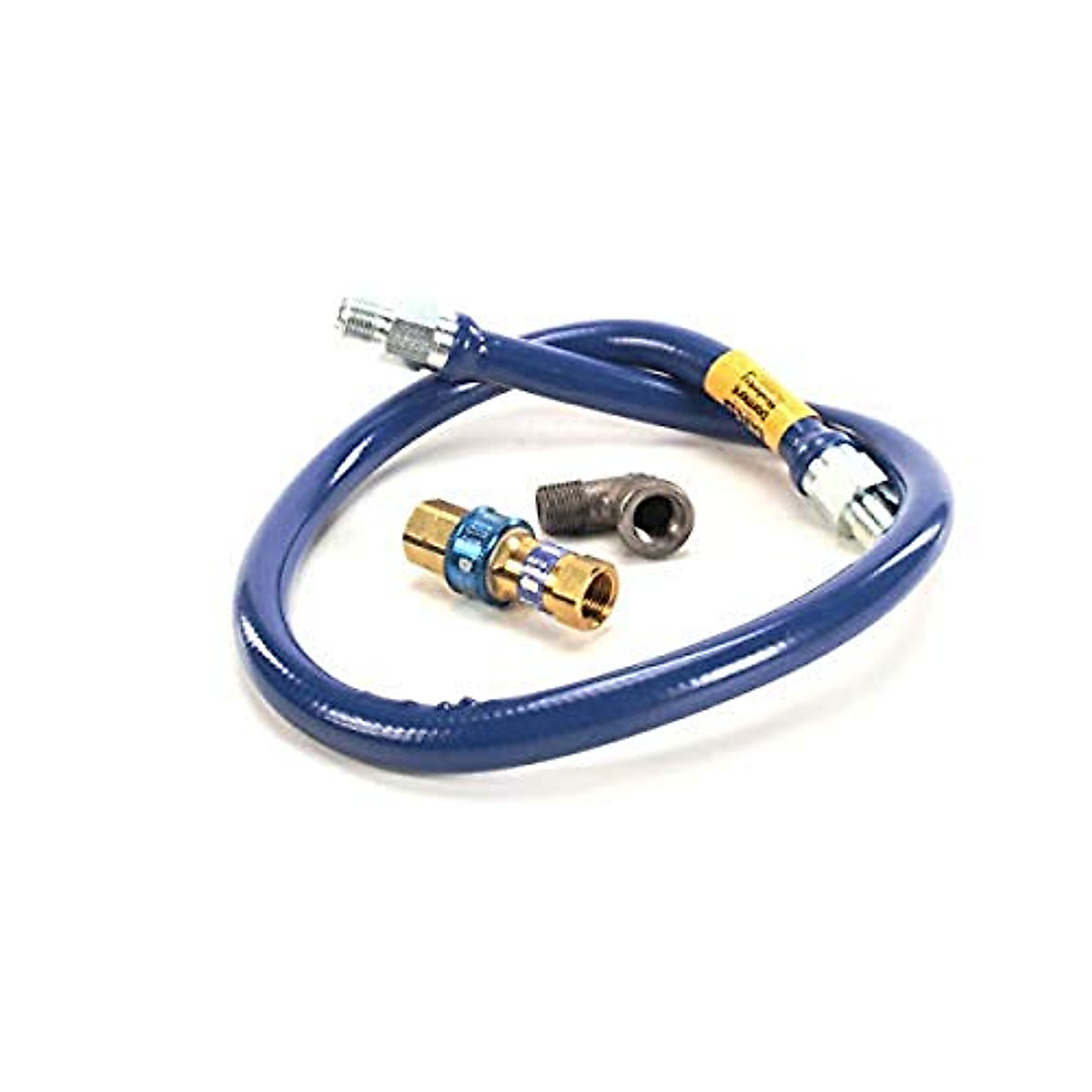 Dormont 1650BPQ48 1/2" Blue Hose Moveable Gas Connector Hose 48" Long with Blue PVC & 1 SnapFast QD