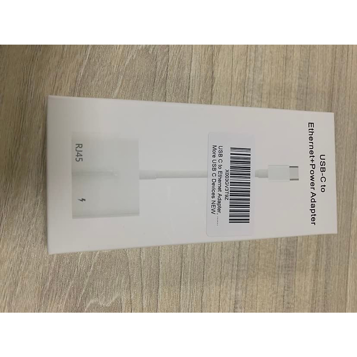 USB C to Ethernet Adapter, UWECAN 2 in 1 USB C to RJ45 Adapter with 60W PD Type-C Charge Port Supports 10/100Mbps Ethernet Network, Compatible for iPhone 15/16/Android/i-Pad Pro/Mac/Galaxy