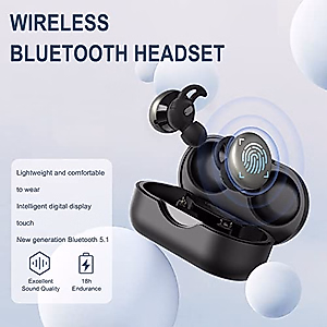 #0885S6 Bluetooth Earphones Wireless in Ear Earphones Waterproof Sports Running Electric Display Bluetooth Earphones