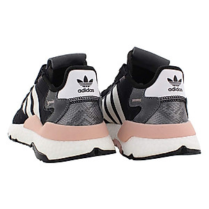 adidas Originals Nite Jogger Womens Shoes Size 9, Color: Black/Pink/White-Black