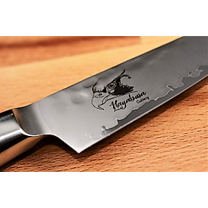 Hyabusa Cutlery Hyabusa Chef's Knife, 6-Inch, Burgundy