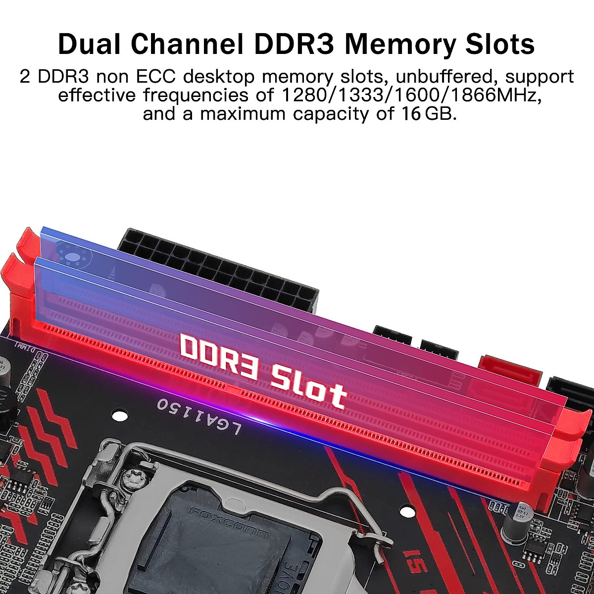MACHINIST LGA 1150 Motherboard, H81 Micro ATX Intel 4th Gen Gaming Motherboard for Desktop PC Support 1333/1600MHz DDR3 Dual Channel Max 16G, i3 i5 i7/Xeon E3 V3 Processor, NGFF M.2, SATA 3 H81M-PRO
