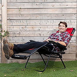 The Original Zero Gravity Chair Cushion for Foot Rest Allows You to Relax in Total Comfort – Great for Antigravity Outdoor Folding Camping Recliner, standard, 15.75"