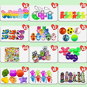52 Pack Party Favors Toy Assortment Bundle for Kids,Birthday Bag Fillers Stocking Stuffers,Carnival Prizes School Classroom Rewards Treasure Box Toys Pinata Stuffers Goodie Bags Bulk Toys