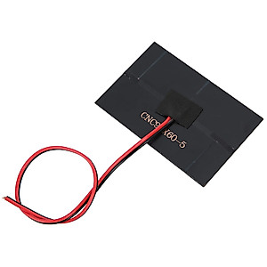 5Pcs DC 5V Solar Panel Module with 30cm/11.8in Cable Weatherproof Charging