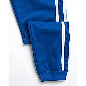 iXtreme Boys’ Sweatpants – 4 Pack Active Tricot Jogger Track Pants with Pockets – Performance Sweatpants for Boys (8-20), Size 10/12, Black/Dark Grey/Navy/Royal