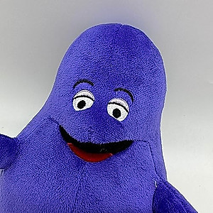 Gri-mace Shake Plush, Fun-ko P-op Plush Toy, Soft Stuffed Grim-ace Plush, Mcd-onalds Fun-ko Po-p Game Figure Doll, Cartoon Stuffed Purple Figure Doll Gifts for Kids Fans Aldults Birthday