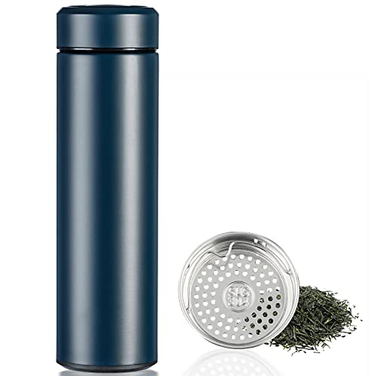 PARACITY Insulated Water Bottle,17 oz Stainless Steel Thermos, Double Wall Vacuum Simple Modern Water Bottle, Metal Water Bottle Keeps Hot for 12 Hrs, Cold for 24 Hrs, for Coffee, Drinks