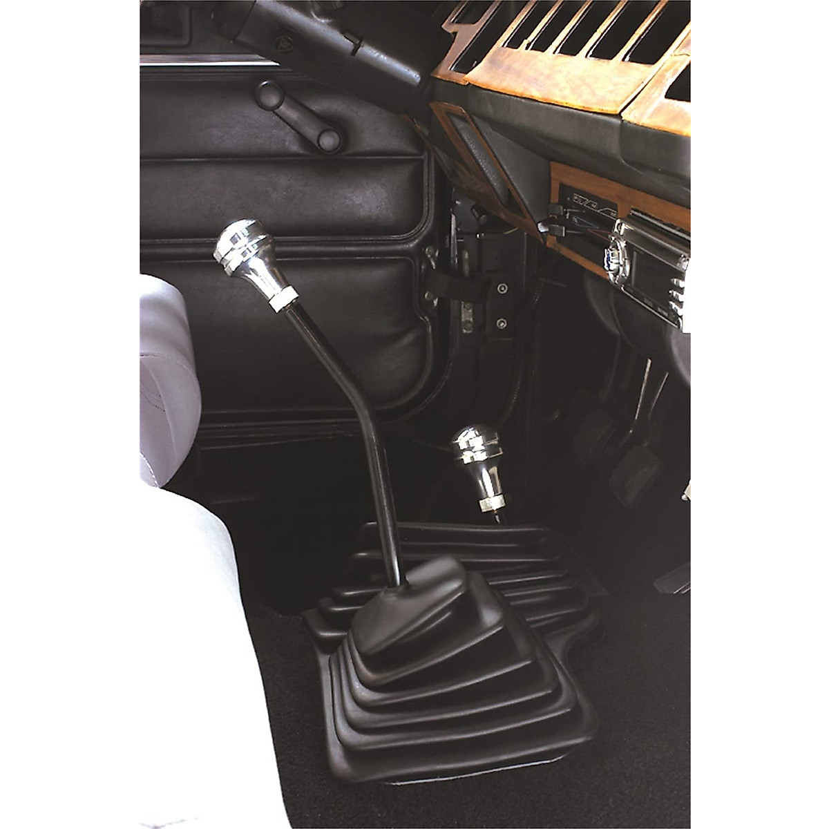 Rampage Polished Billet Shift Knob with 5-Speed Shift Pattern | 46005 | Fits 1997 - 2006 Jeep Wrangler TJ