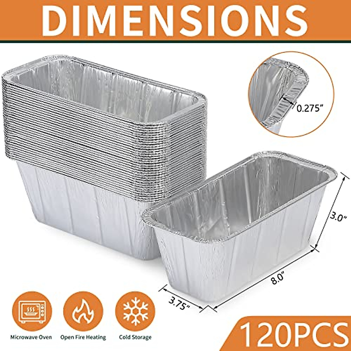 MMonDod 120 Pack Aluminum Foil Tray Drip Pan Liners Compatible with Blackstone Grills for 17" 22" 28" 30" 36" Griddles, Heavy-Duty Disposable Grease Cup Liners