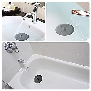 Ledorr 6PCS Kitchen Sink Strainer Sink Stopper, Universal Silicone Kitchen Sink Drain Strainer Cover Plug Stopper Kit, 4.5 Inch Stainless Steel Sink Filter Strainer, Food Catcher for Kitchen Sink