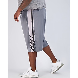 Real Essentials Men’s Big and Tall Mesh Active Quick Dry Fit Active Athletic Clothing Workout Summer Gym Clothes Sleeping Basketball Gym Shorts Casual Exercise Elastic Running, Set 6, 3X, Pack of 3