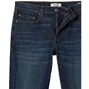 Amazon Essentials Men's Comfort Stretch Straight Slim-Fit Jean (Previously Goodthreads), Dark Blue Vintage, 32W x 28L