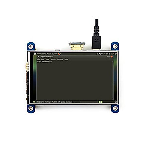 waveshare 4inch Resistive Touch Screen LCD Compatible with Raspberry Pi 4B/3B+/3A+/2B/B+/A+/Zero/Zero W/WH/Zero 2W CM3+/4 480×800 Resolution HDMI IPS Low Power Consumption Supports Windows