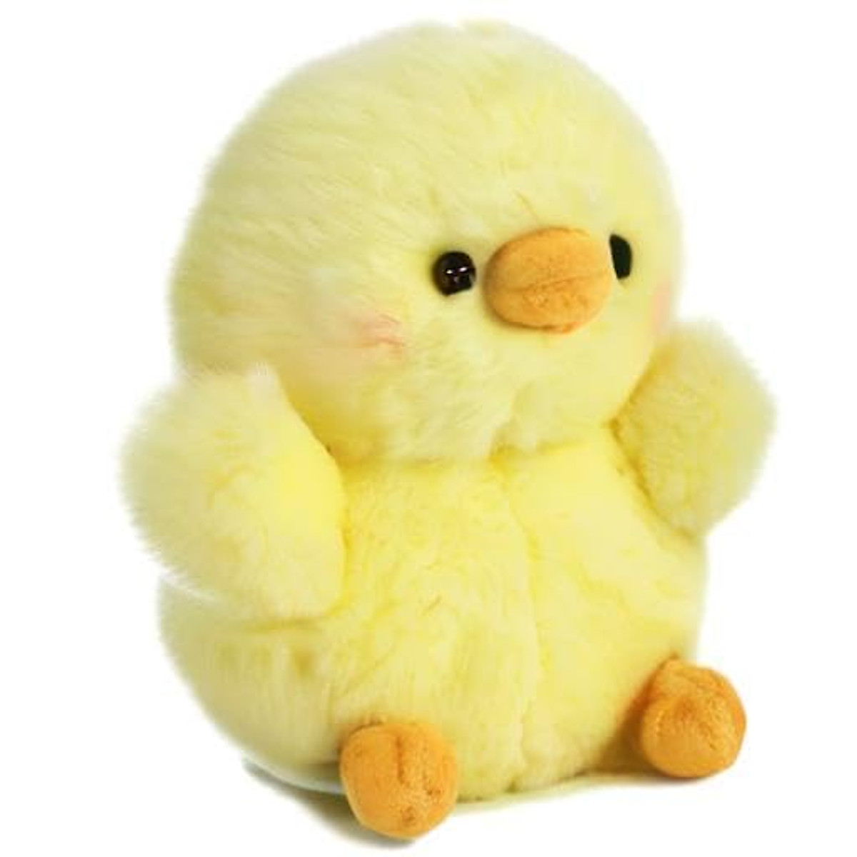 Aurora World Pig, Cow and Chicken Stuffed Animal Plush Toy | Farm Animals Theme | Bundle of 3 Rolly Pet Items, 5 inches Each