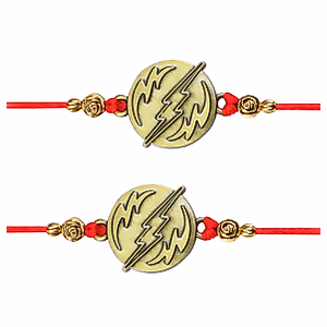 spelerio Rakhi for Brother Bhai Small Bro Rakshabandhan Thread Superhero Rakhis for Raksha Bandhan Pack of 2 - AE92