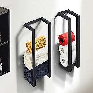 Bathroom Wall Towel Rack, Bathroom Organization, Bath Towel Holder, Wall Towel Storage, Mounted Towel Rack Holder