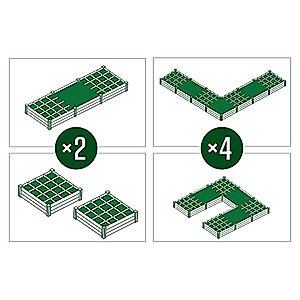 Vita Gardens 4x4 Garden Bed with Grow Grid, Packaging may vary