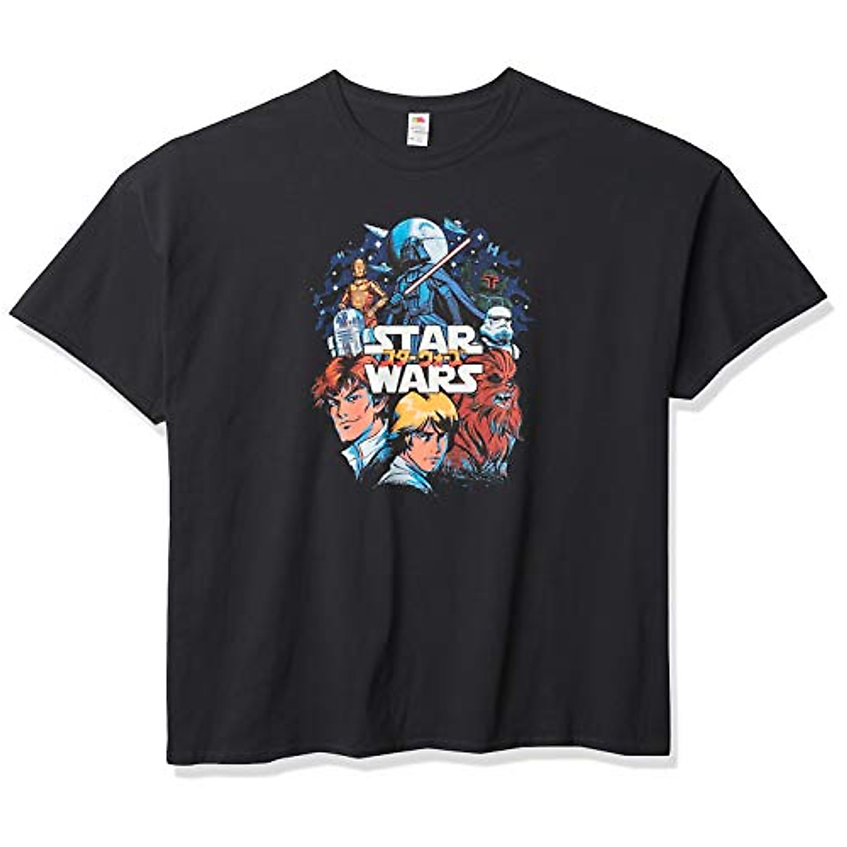 Star Wars Men's Warner Bros Bellatrix Dark Arts Premium Soft Hand Solid Tee, BLACK, xxx-large