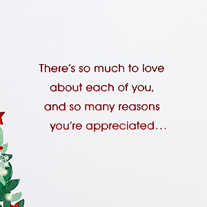 American Greetings Christmas Card for Daughter and Family (You're Appreciated)